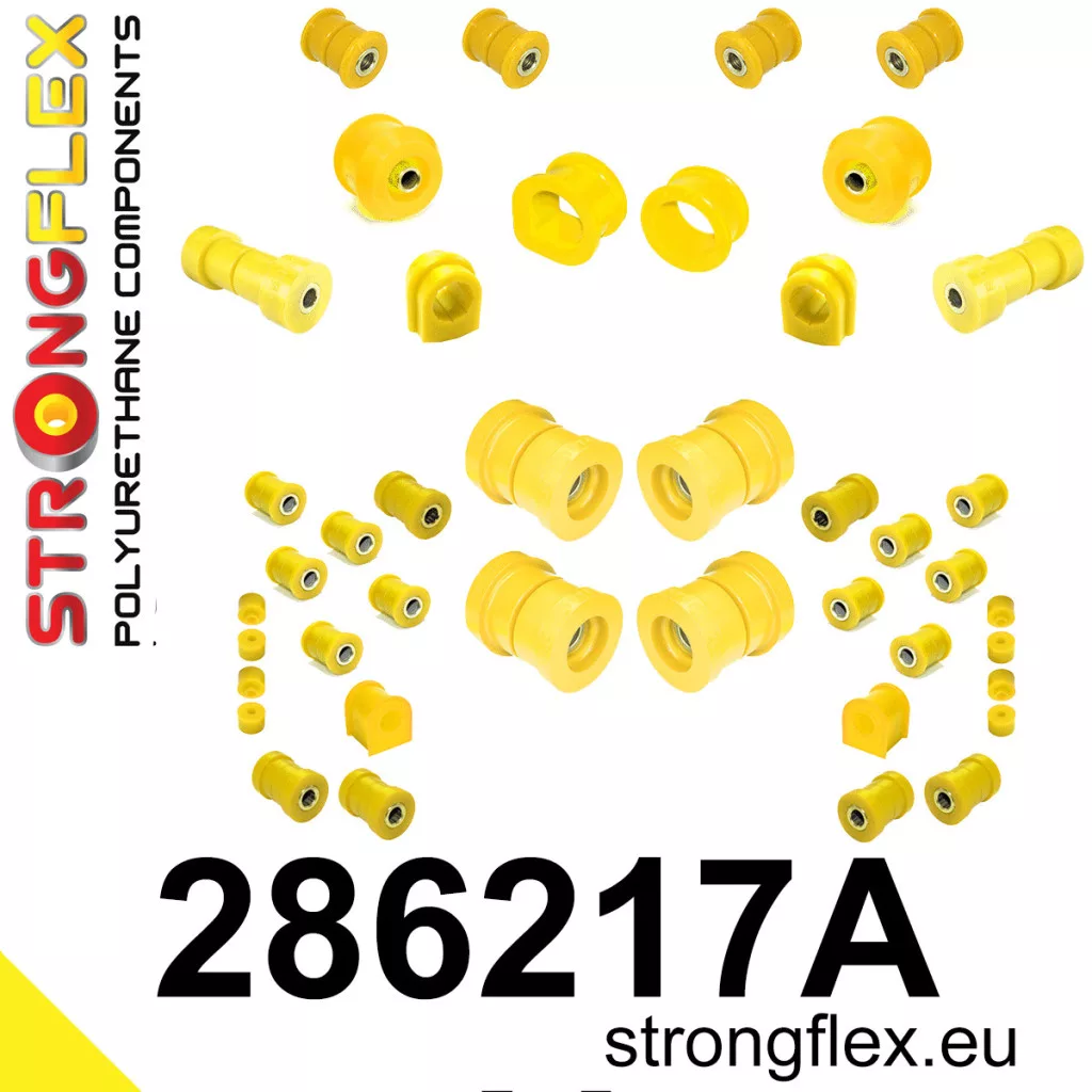 286217A: Full suspension bush kit R33 R34 RWD SPORT 22mm 18m
